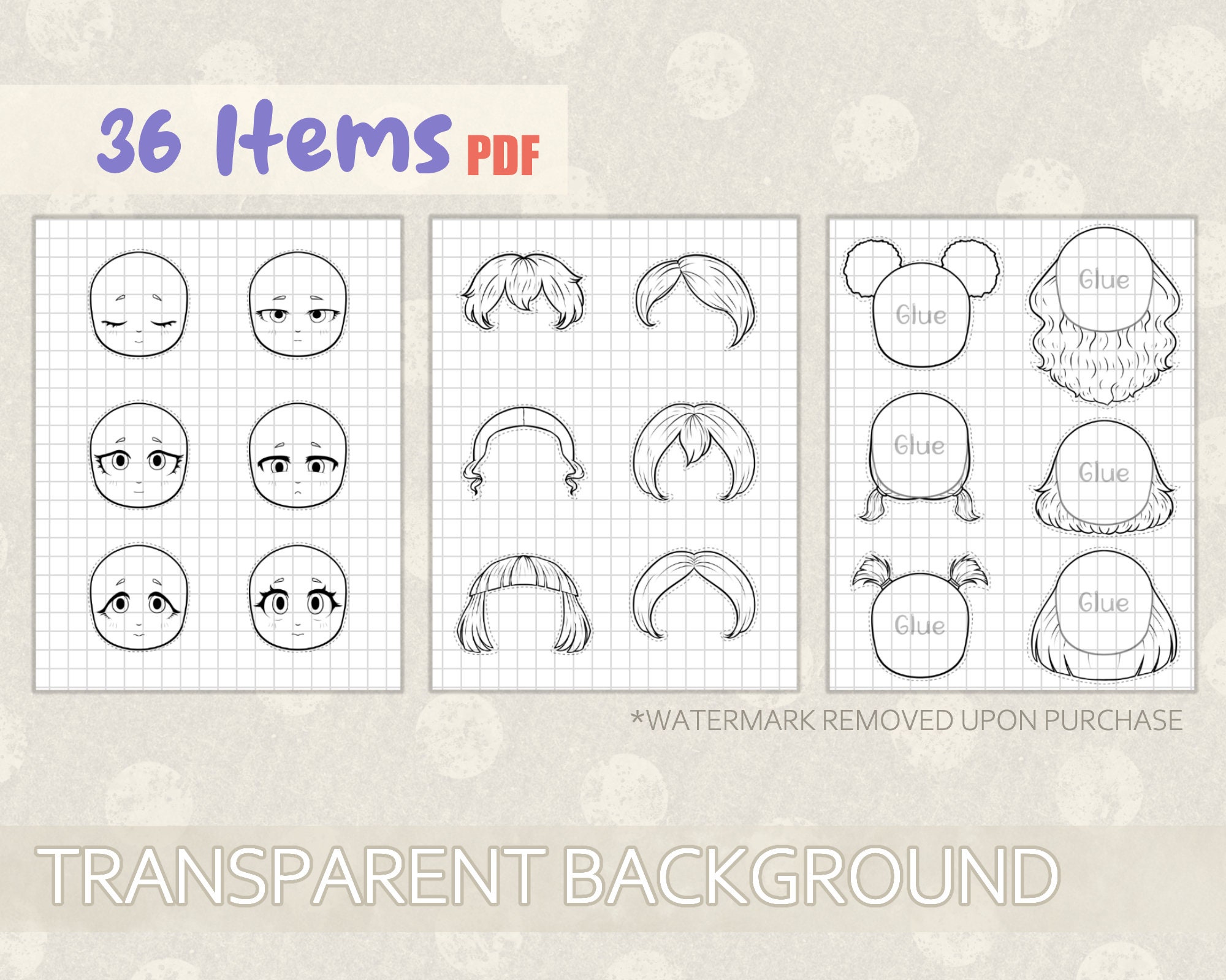 Chibi Paper Dolls to Color, Paper Dolls Printable Coloring, Paper Dolls Patterns, Paper Dolls ...