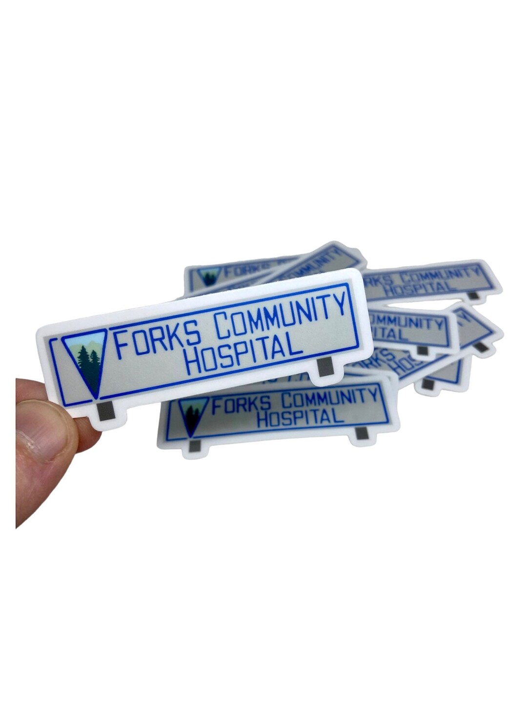 Forks Community Hospital Sign Sticker - Etsy