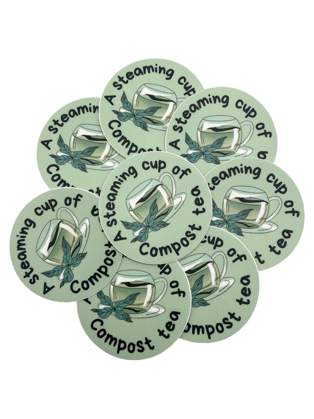 Recycle Tea Sticker - Etsy