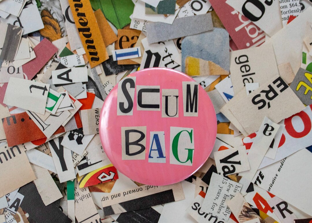 Scum Bag Button - Etsy