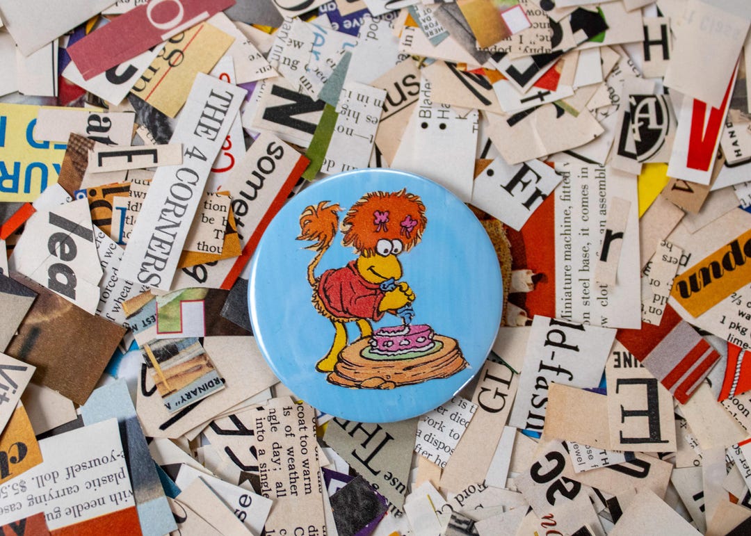 Puppet Button - Etsy