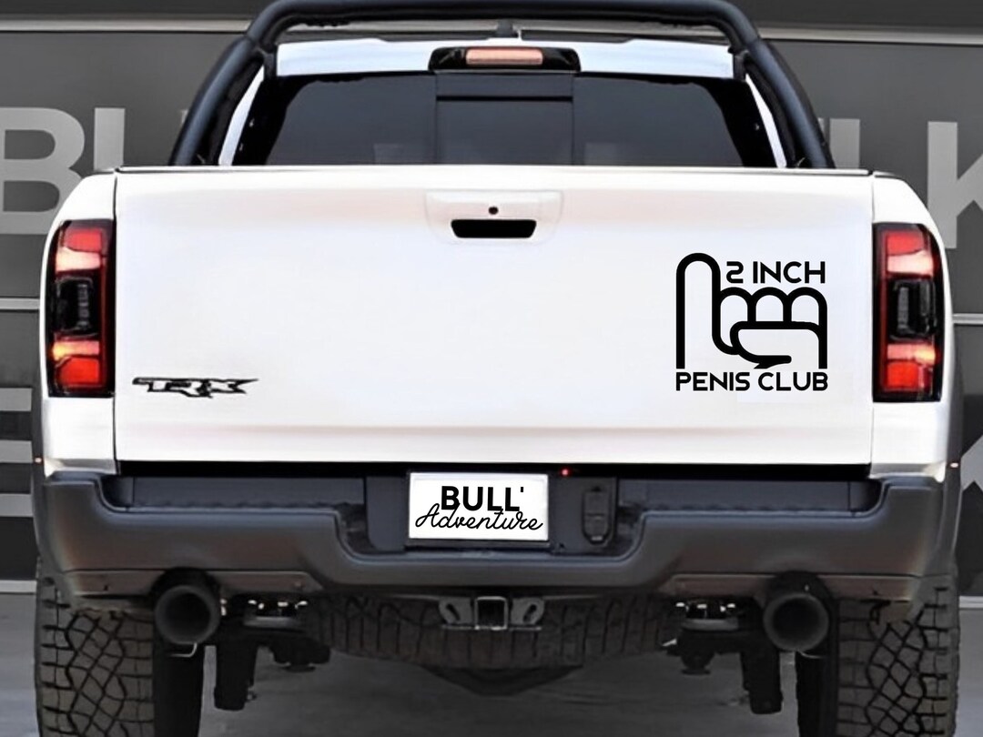 2 INCH PENIS CLUB 9 Sizes 59 Colors Car Sticker Assorted Colors Car ...
