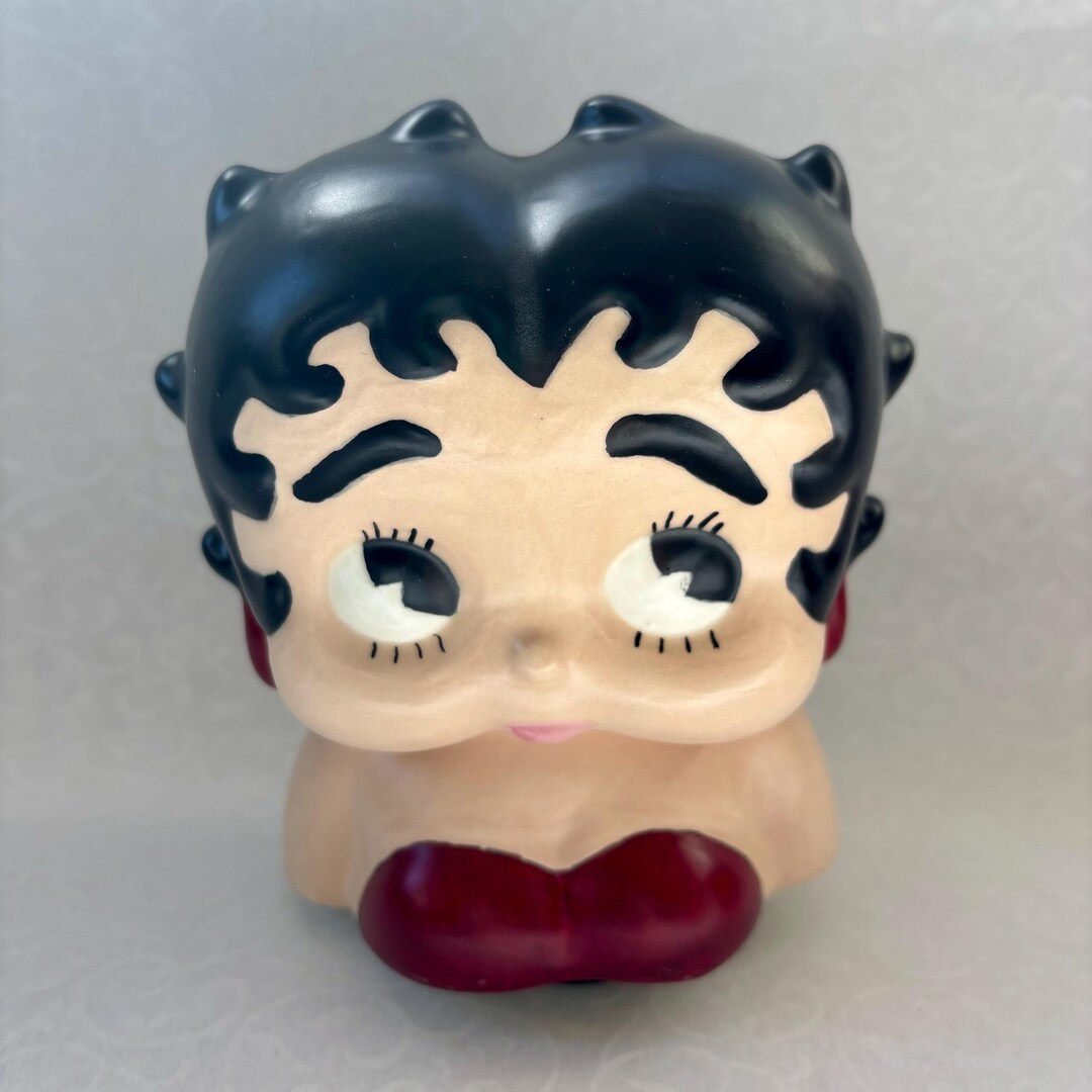 Vintage 1980s Betty Boop Bust Coin Bank - Etsy