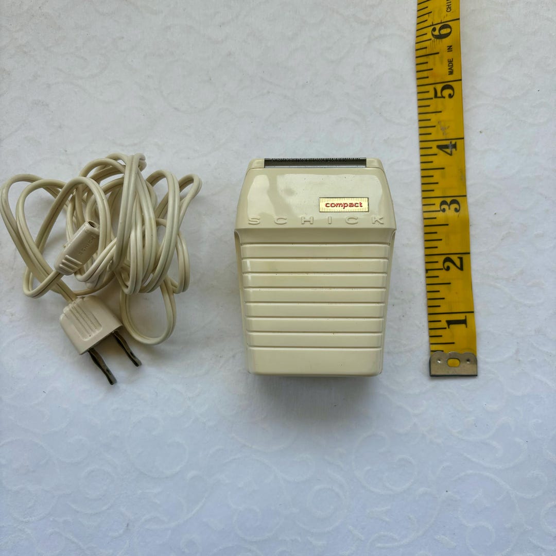 Vintage Schick Compact Electric Razor/shaver With Case and Cord ...
