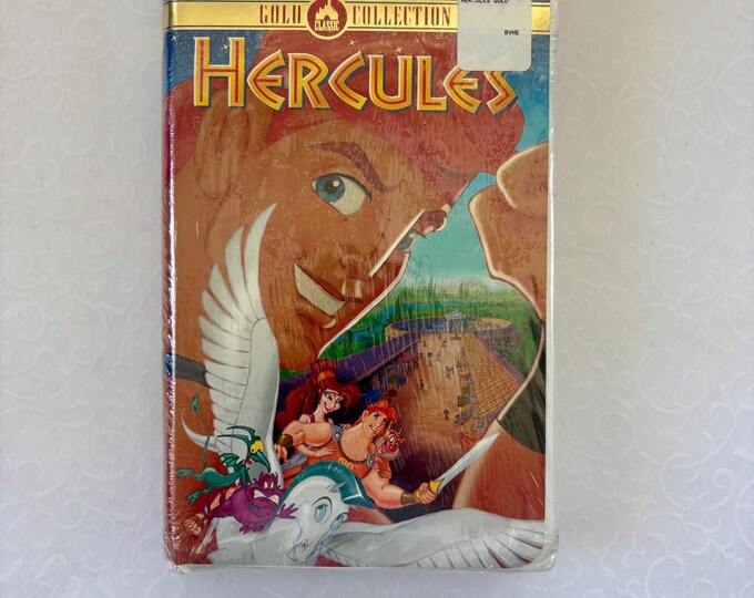 Vintage Disney's Hercules Gold Edition VHS Tape 2000 Y2K - Sealed - Etsy