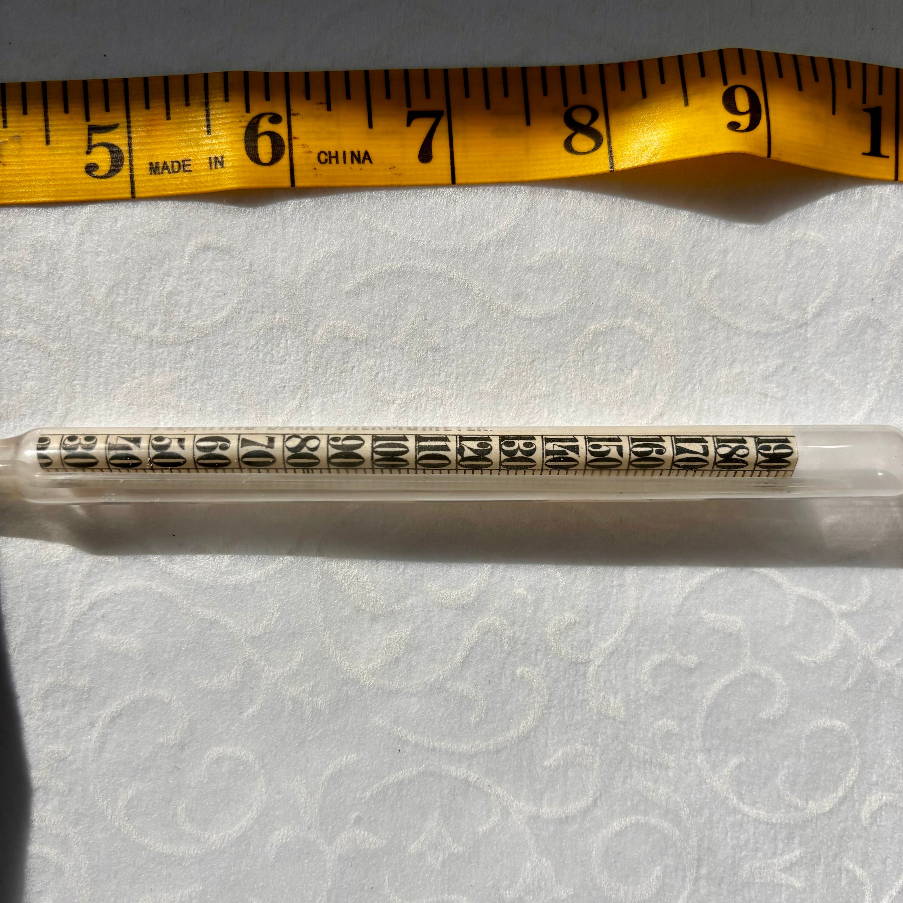 Vintage Floating Dairy Thermometer With Original Cardstock Case - Etsy