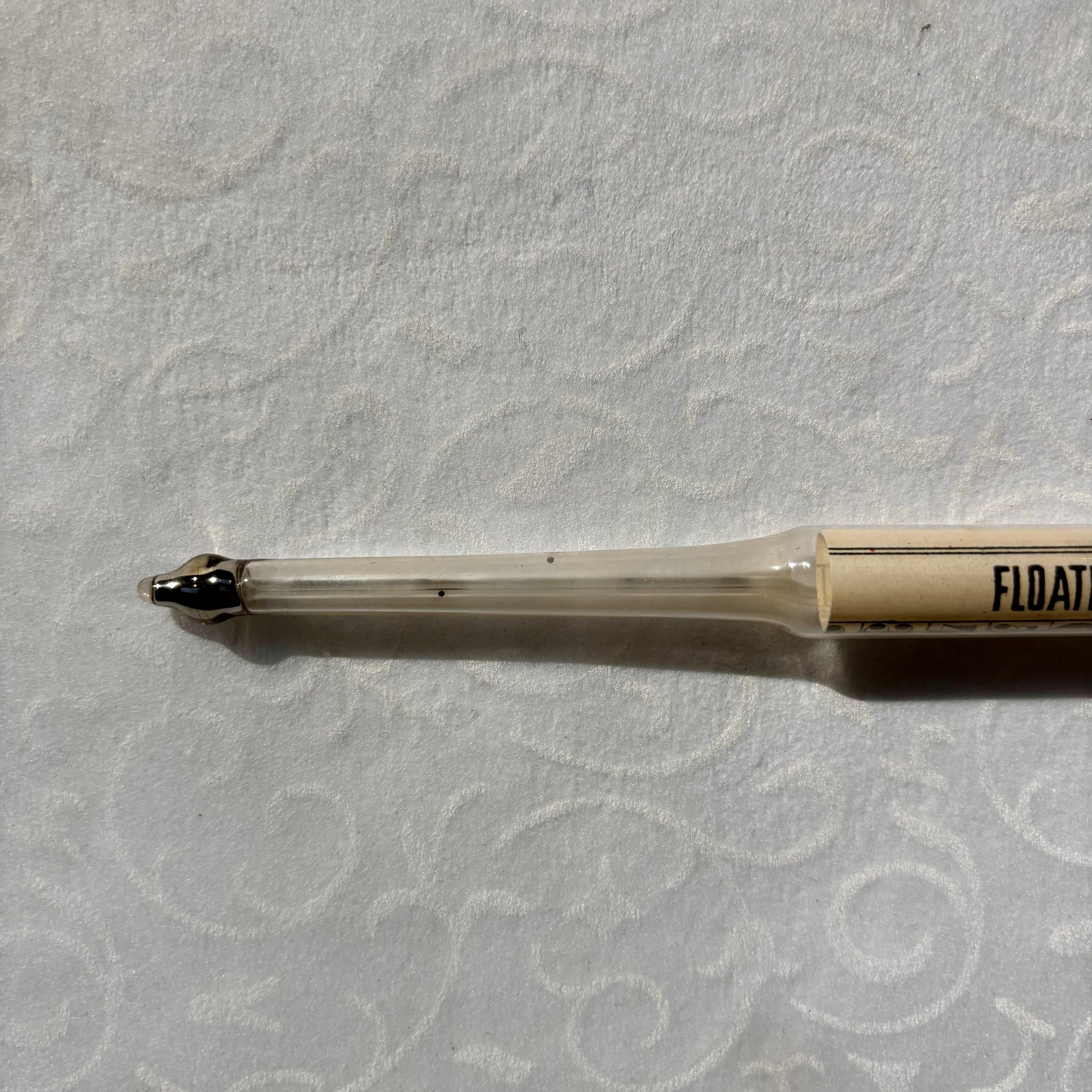 Vintage Floating Dairy Thermometer With Original Cardstock Case - Etsy