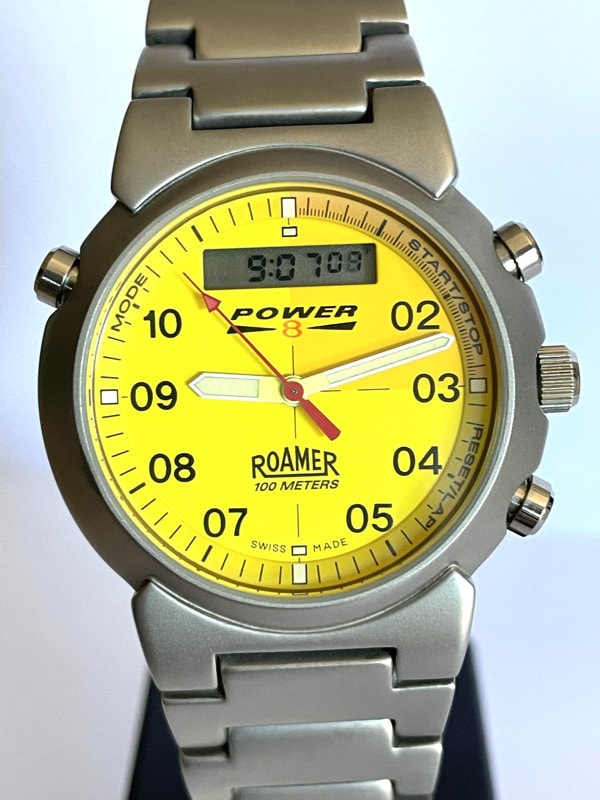 Roamer Power 8 Analog Digital Watch NOS - Etsy
