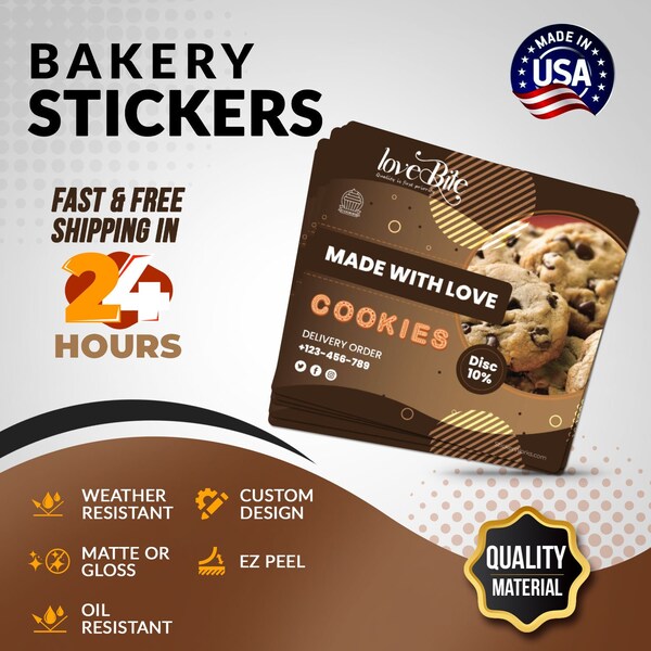 Bakery Labels - Etsy