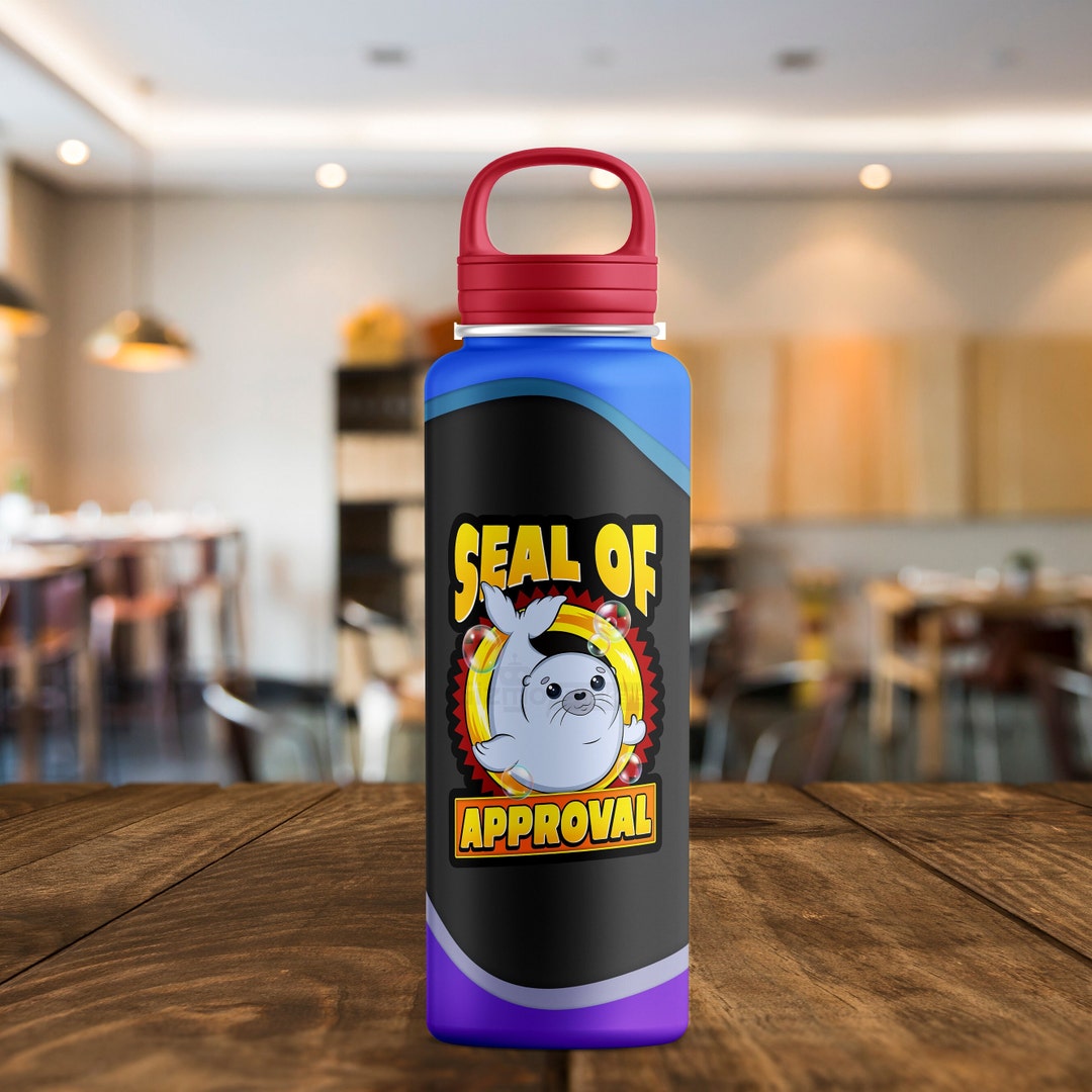 Seal of Approval Sticker, Cute Harp Seal Pup Label, Funny Arctic Animal ...