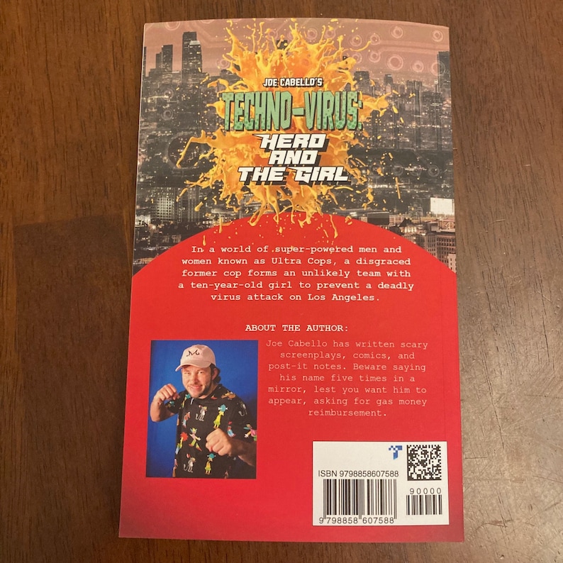 Techno-virus: Hero & the Girl - Superhero Horror Noir Novel - Etsy