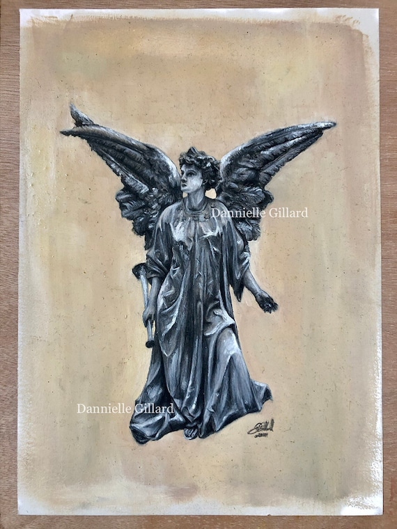 Angel Statue Drawing