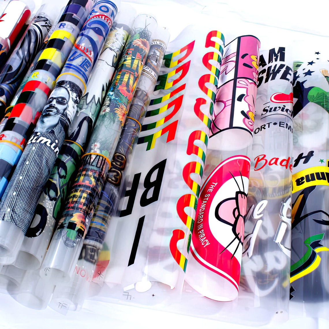 Custom DTF Direct to Film Ready to Press Heat Transfer A6 A5 A4 A3 A2 1 Metre Gang Sheet Print ...