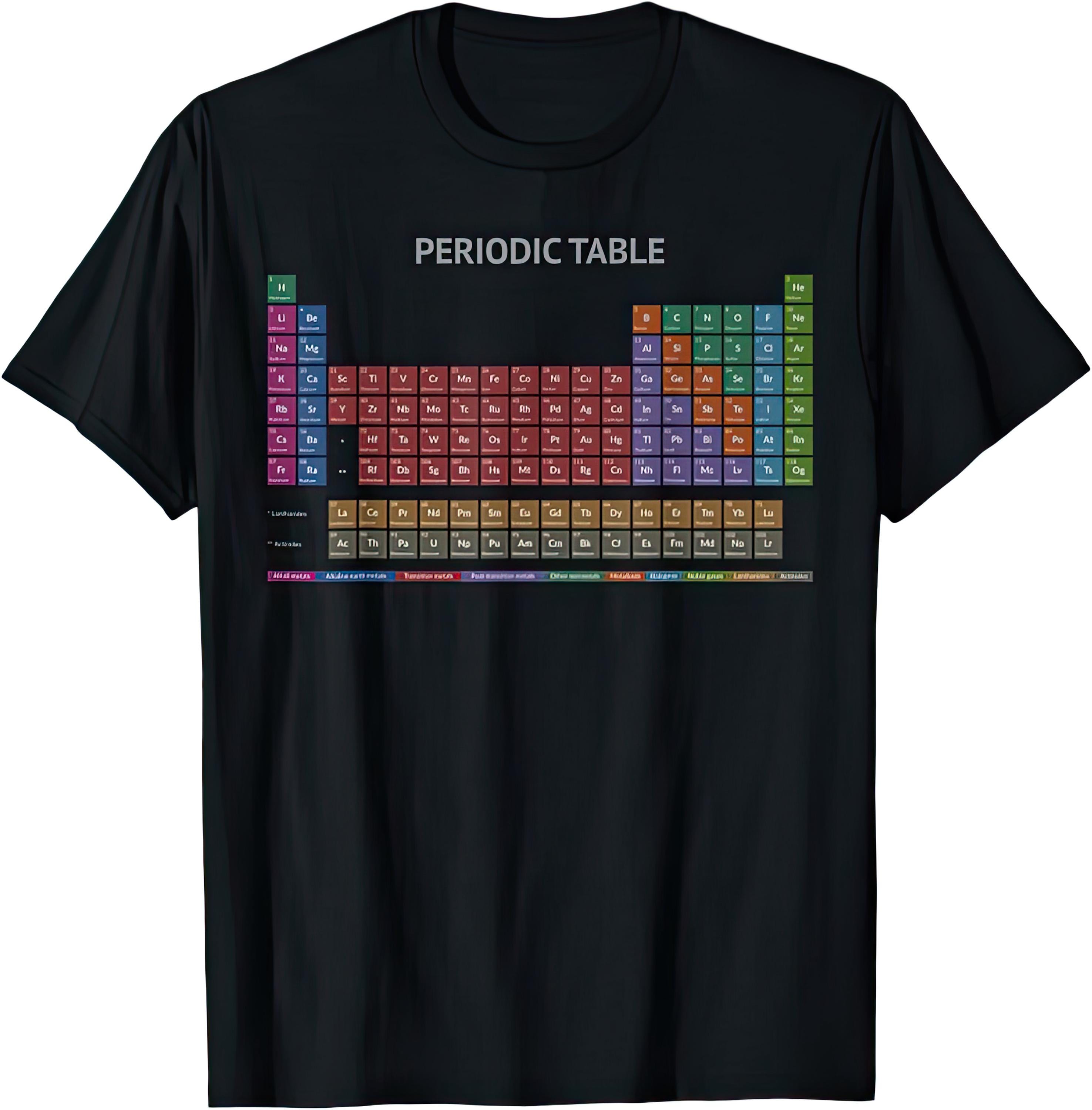 Periodic Table T Shirt - Etsy