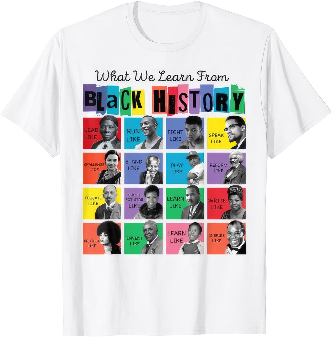 Black History What We Learned T Shirt - Etsy