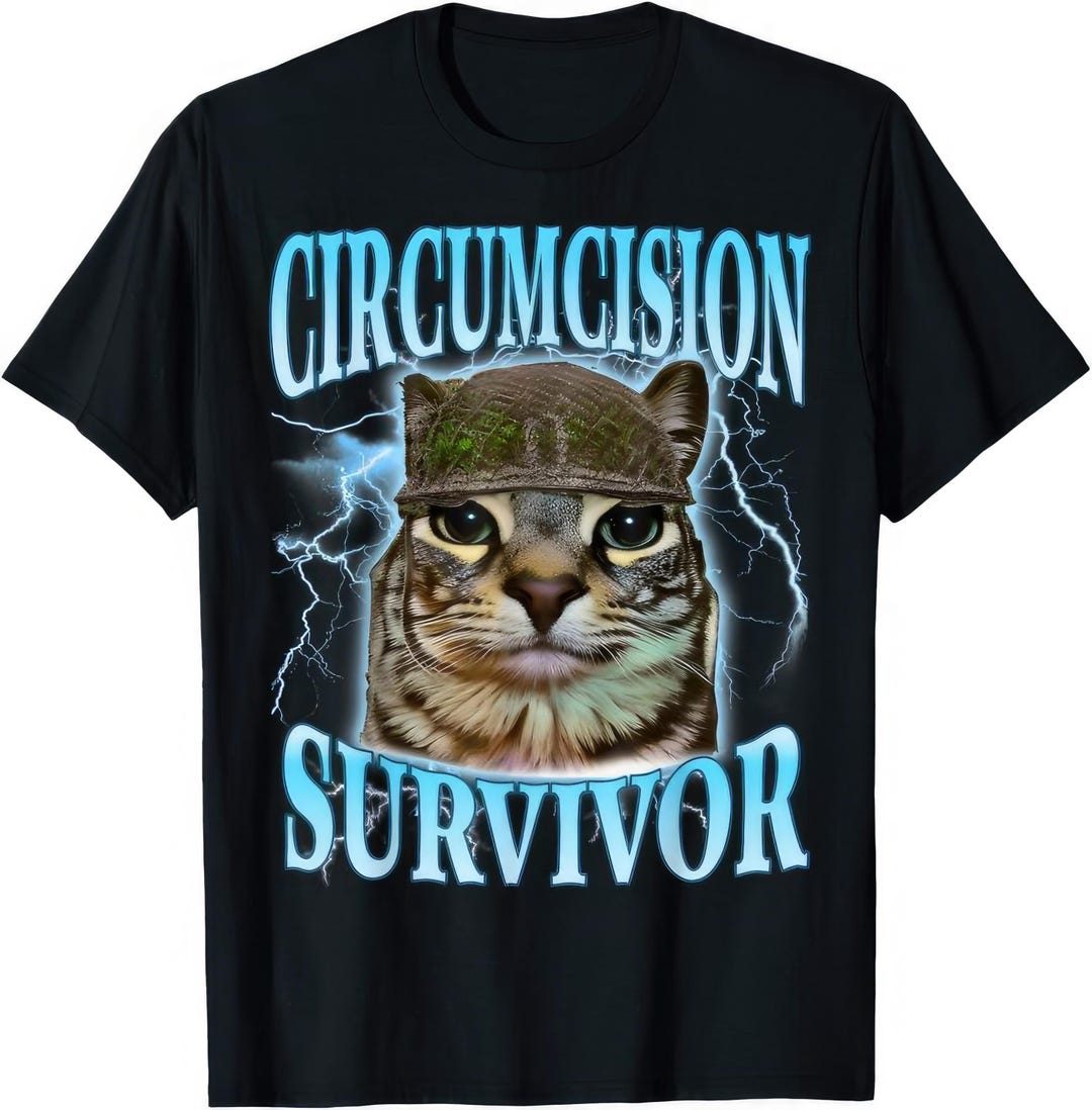 Circumcision Survivor Funny Joke Humor Rude Naughty Sex T Shirt - Etsy
