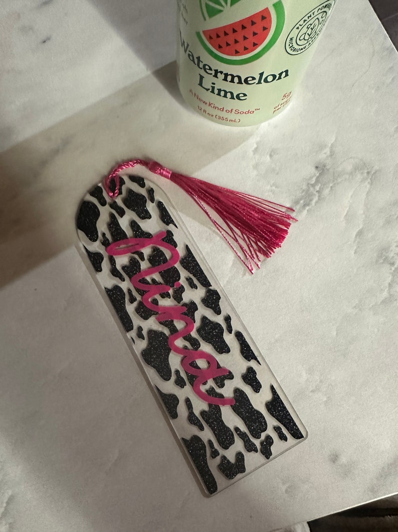 Cowgirl Bookmark/cowprint Bookmark/rodeo - Etsy