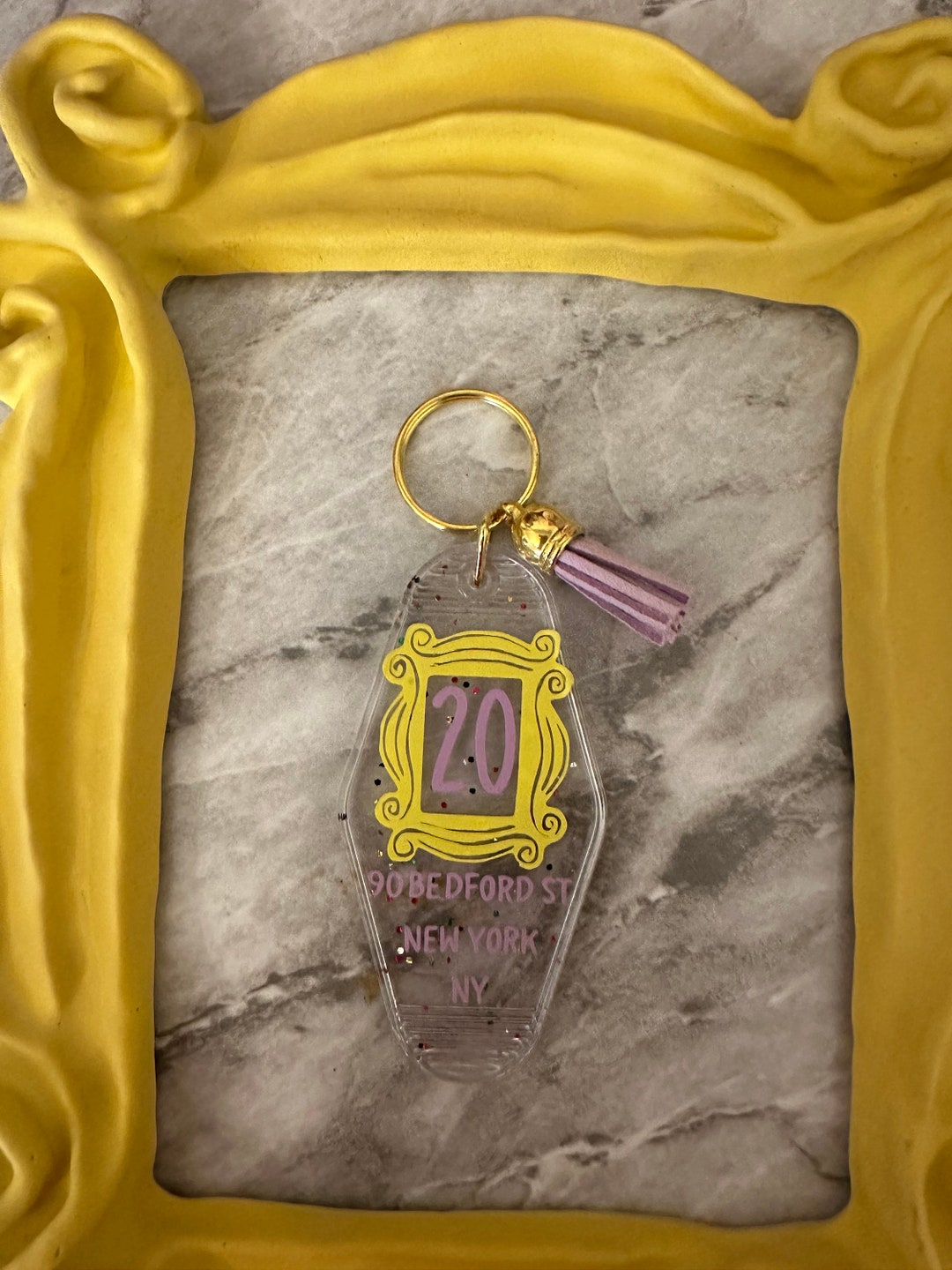 Friends Tv Show Keychain/friends Door Frame/acrylic Keychain ...