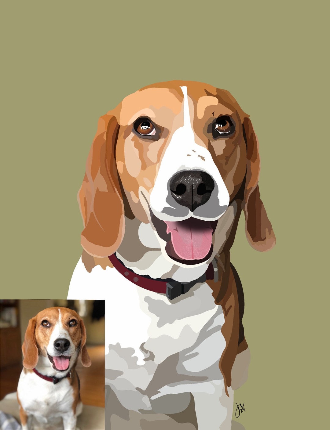 Custom Pet Portraits, Poster Prints - Etsy