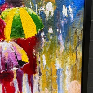 Colorful Umbrellas Canvas ,canvas Painting,framed Painting,oil Painting ...