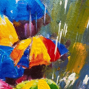 Colorful Umbrellas Canvas ,canvas Painting,framed Painting,oil Painting ...
