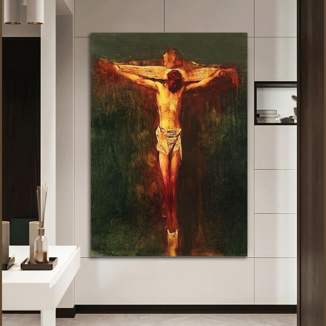 Jesus Canvas, Jesus Crucified, Christian Canvas Painting, Artistic Jesus Painting - Etsy Australia