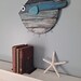 Large Wooden Puffer Fish Distressed Blue Wall Decor - Etsy