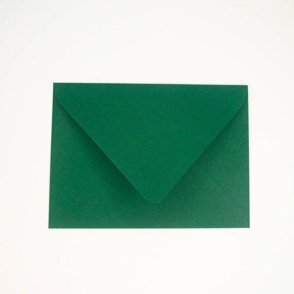 Forest Green Invitation Envelopes - Etsy