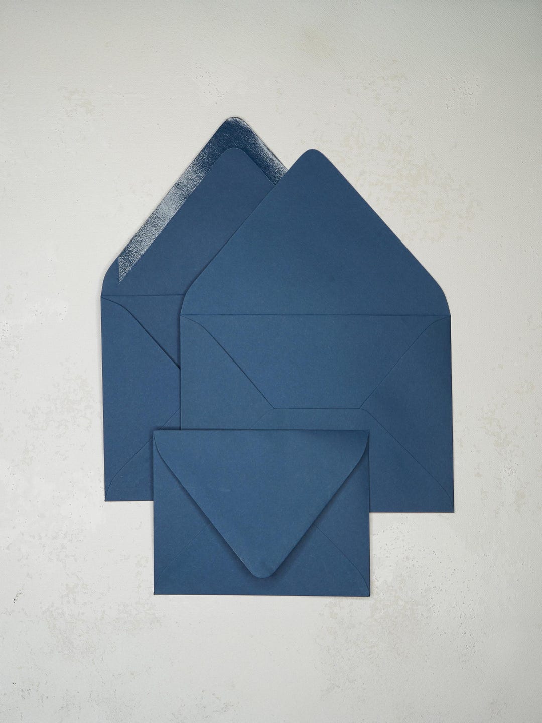 DIY Cobalt Navy Blue Wedding Envelope Set for Handmade Invitation ...