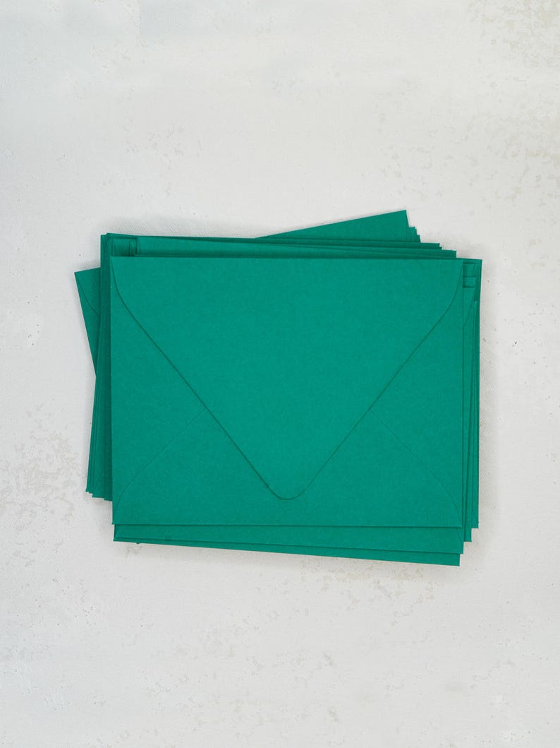 DIY A2 Emerald Green Envelope for Cards Supplies for Handmade Card ...
