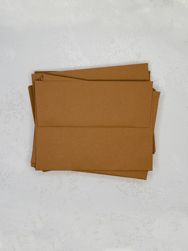 DIY A2 Premium Grocer Kraft Envelope for Cards Supplies for Handmade ...