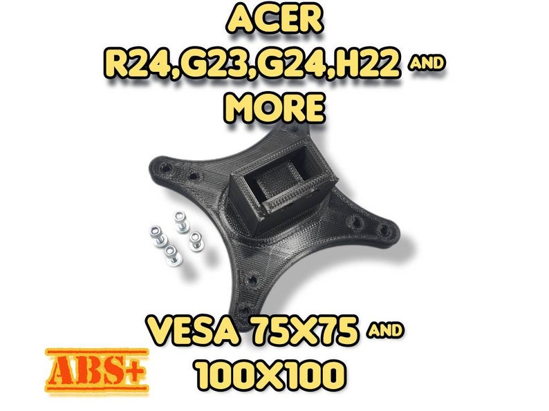 VESA Mount Adapter Acer Monitor R240HY,G227,G237,G247,H236,H226,H276 ...