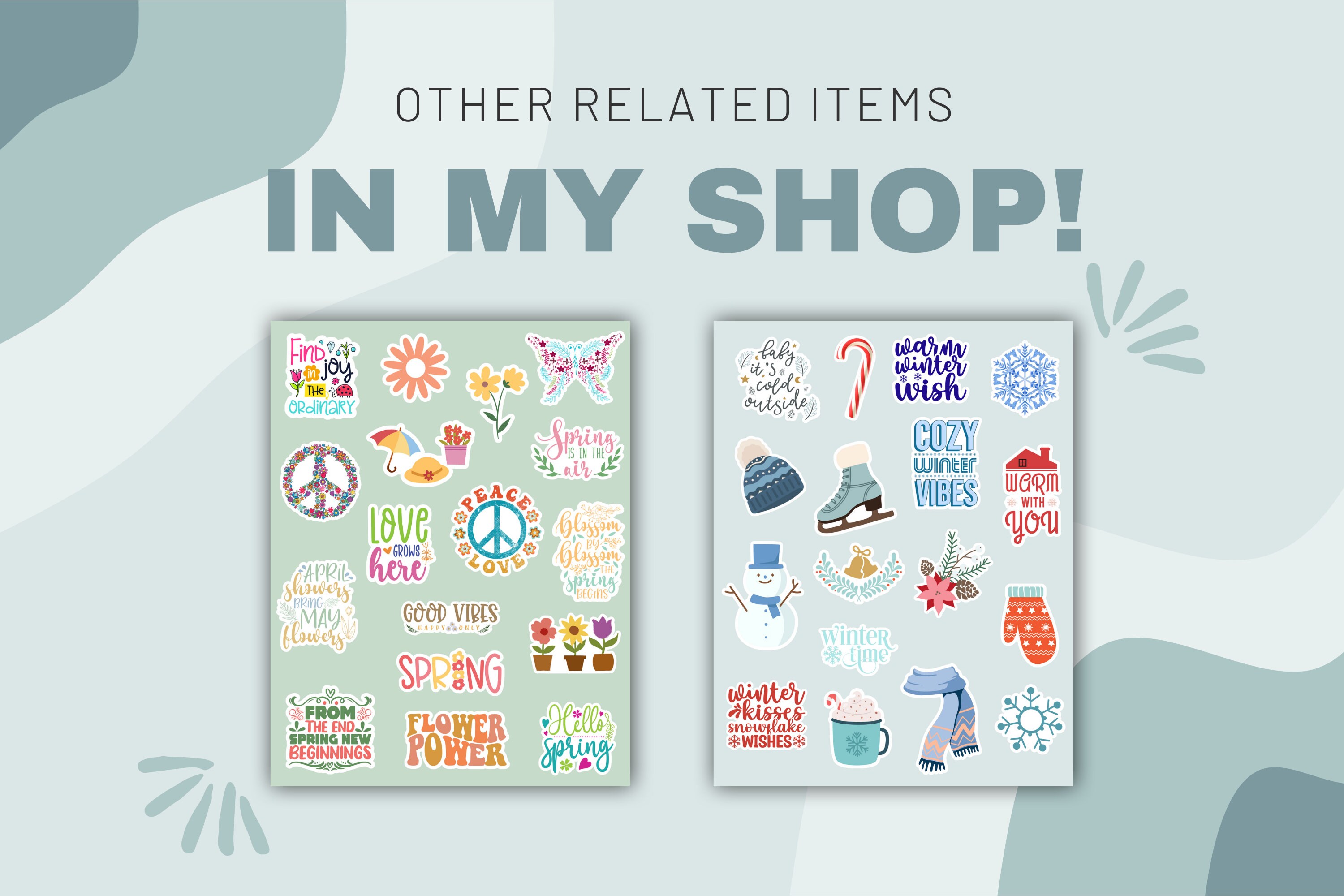 Digital Beach Goodnotes Stickers Printable Summer Scrapbooking Stickers ...