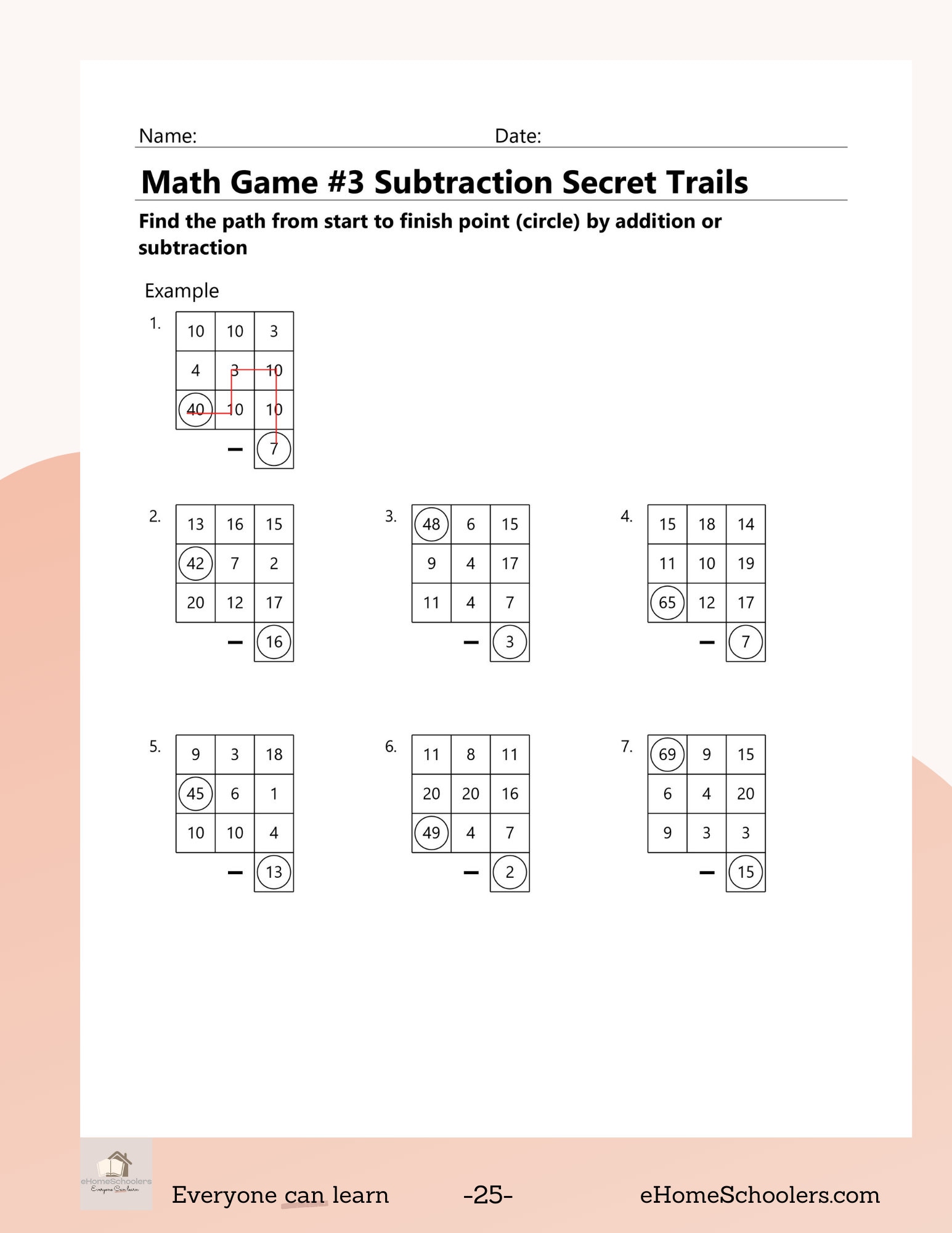 2nd Grade Math Workbook, 40 Worksheet With Answer Keys Printable ...