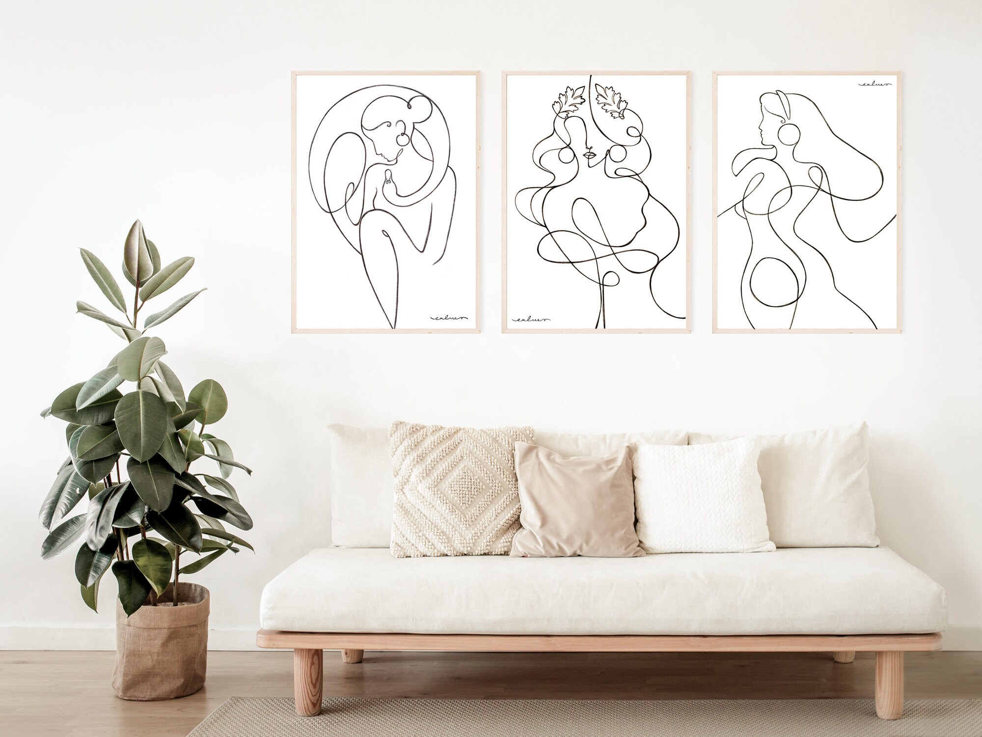 PERSEPHONE Minimal Line Drawing Greek Mythology Artwork - Etsy