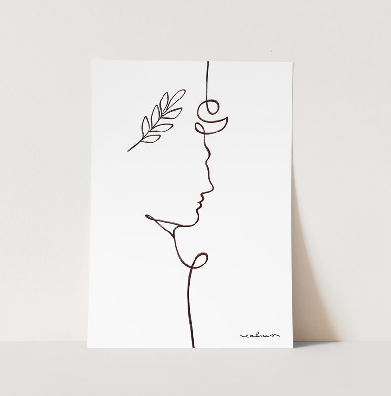 APOLLO Minimal Line Drawing Greek Mythology Artwork - Etsy