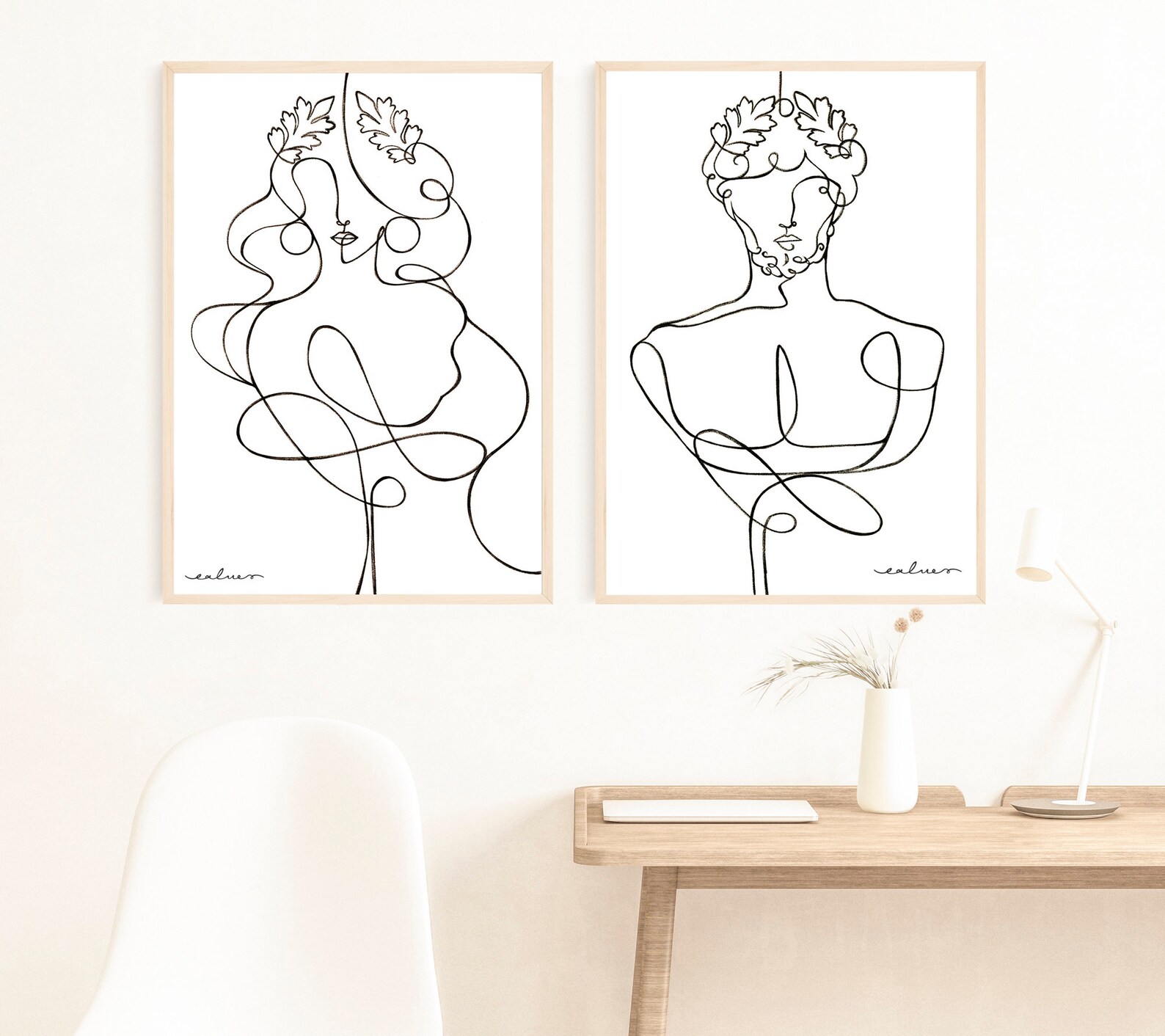 PERSEPHONE Minimal Line Drawing Greek Mythology Artwork - Etsy
