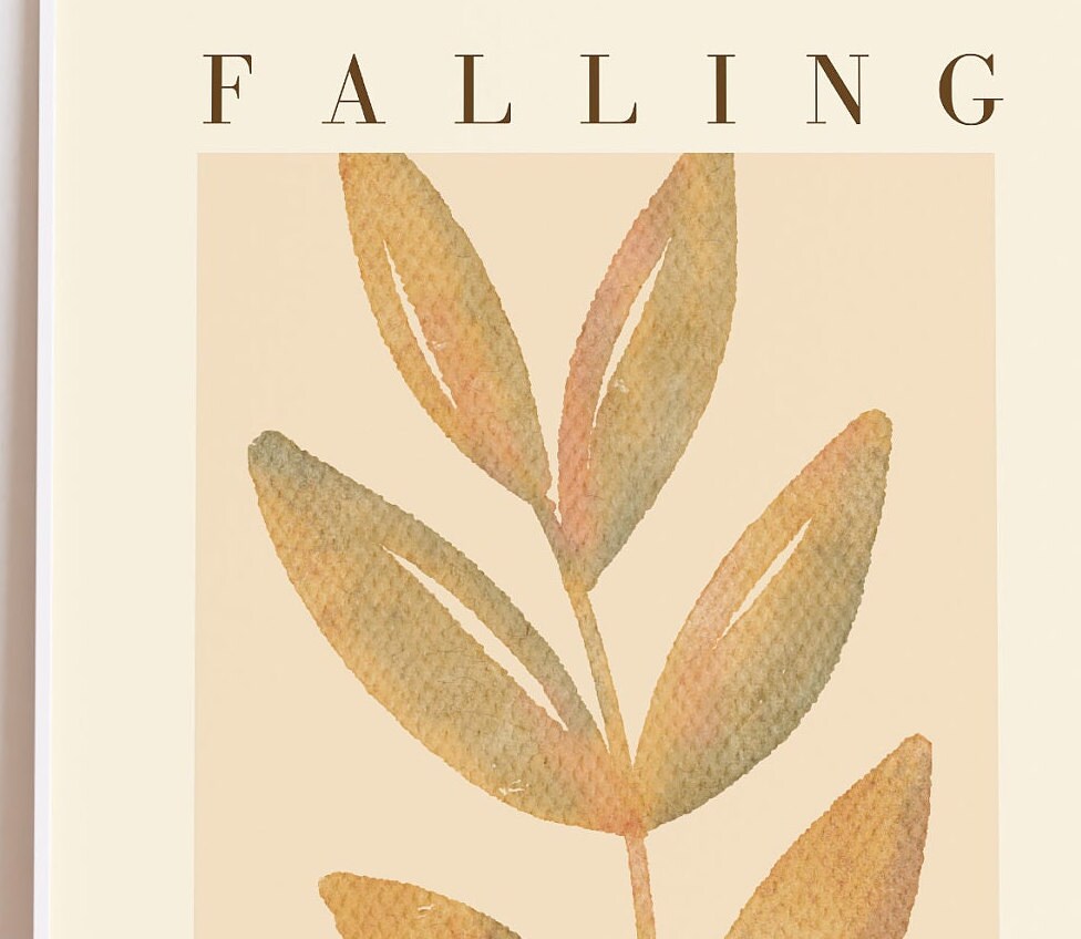 Autumn Prints, Digital Download Prints, Fall Prints, Neutral Colors ...