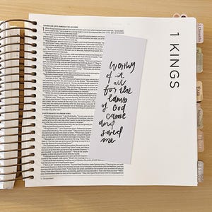 Christian Bookmarks | Laminated Scripture Cards | Bible Verse Gifts for ...