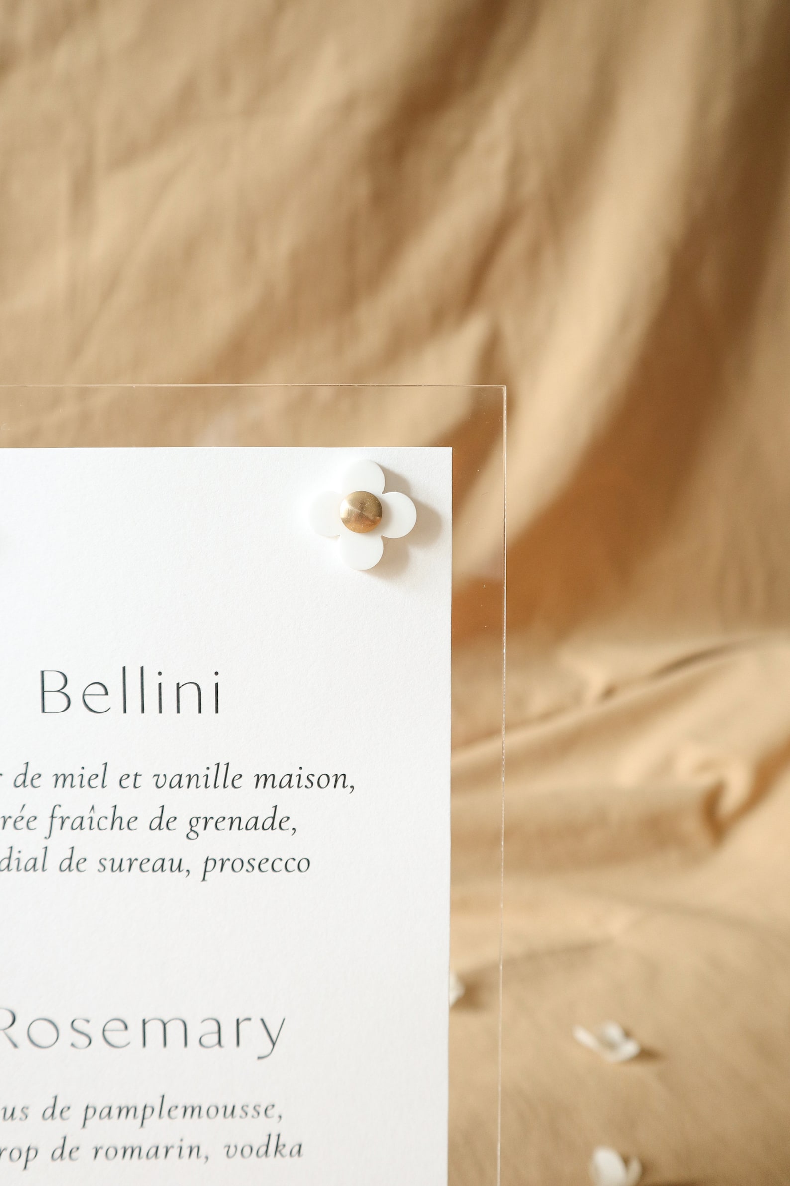 Floral Bar Sign Custom Acrylic Bar Sign Paper and Acrylic Bar Sign ...