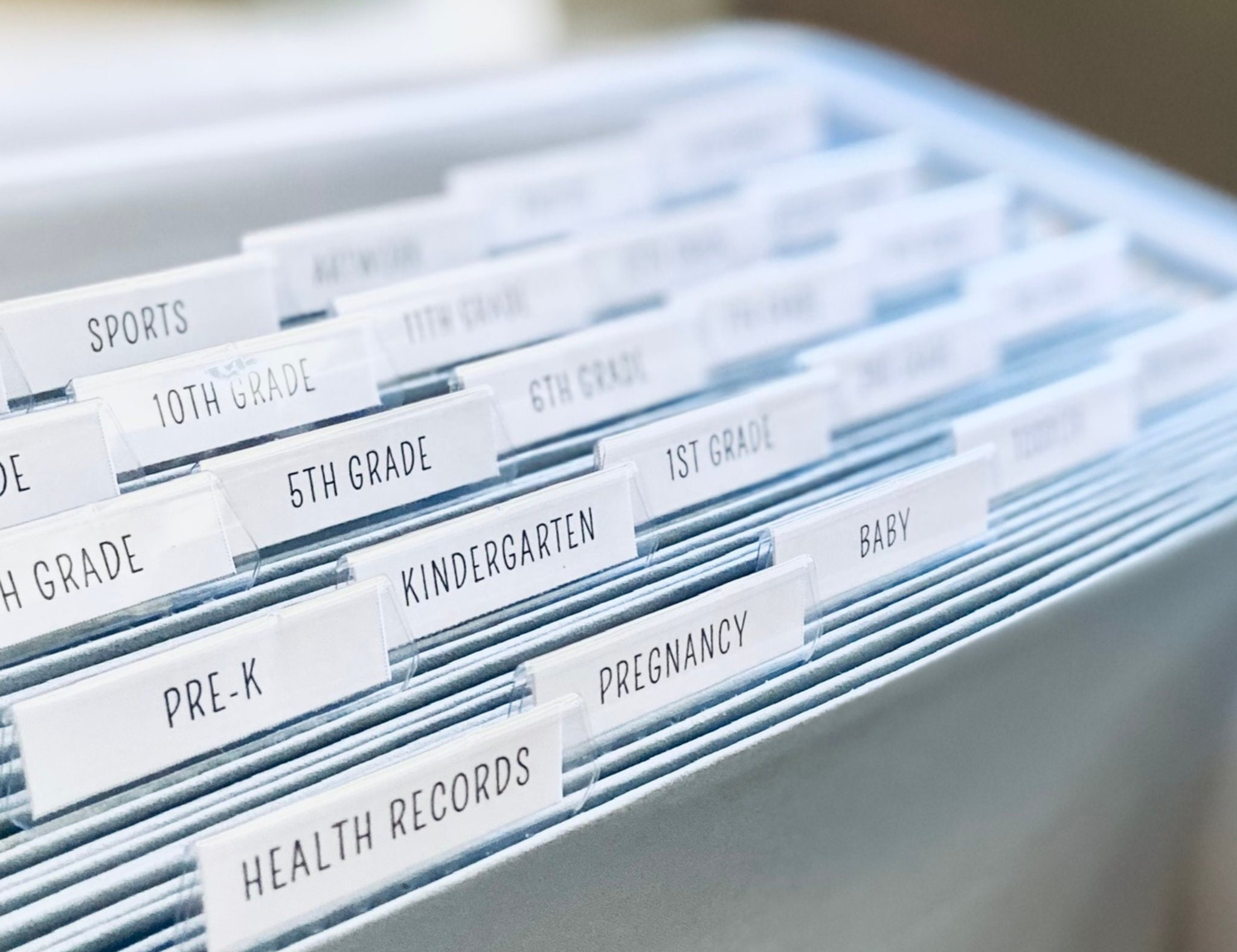 Printable Milestone Box Labels Name Decal for School File - Etsy