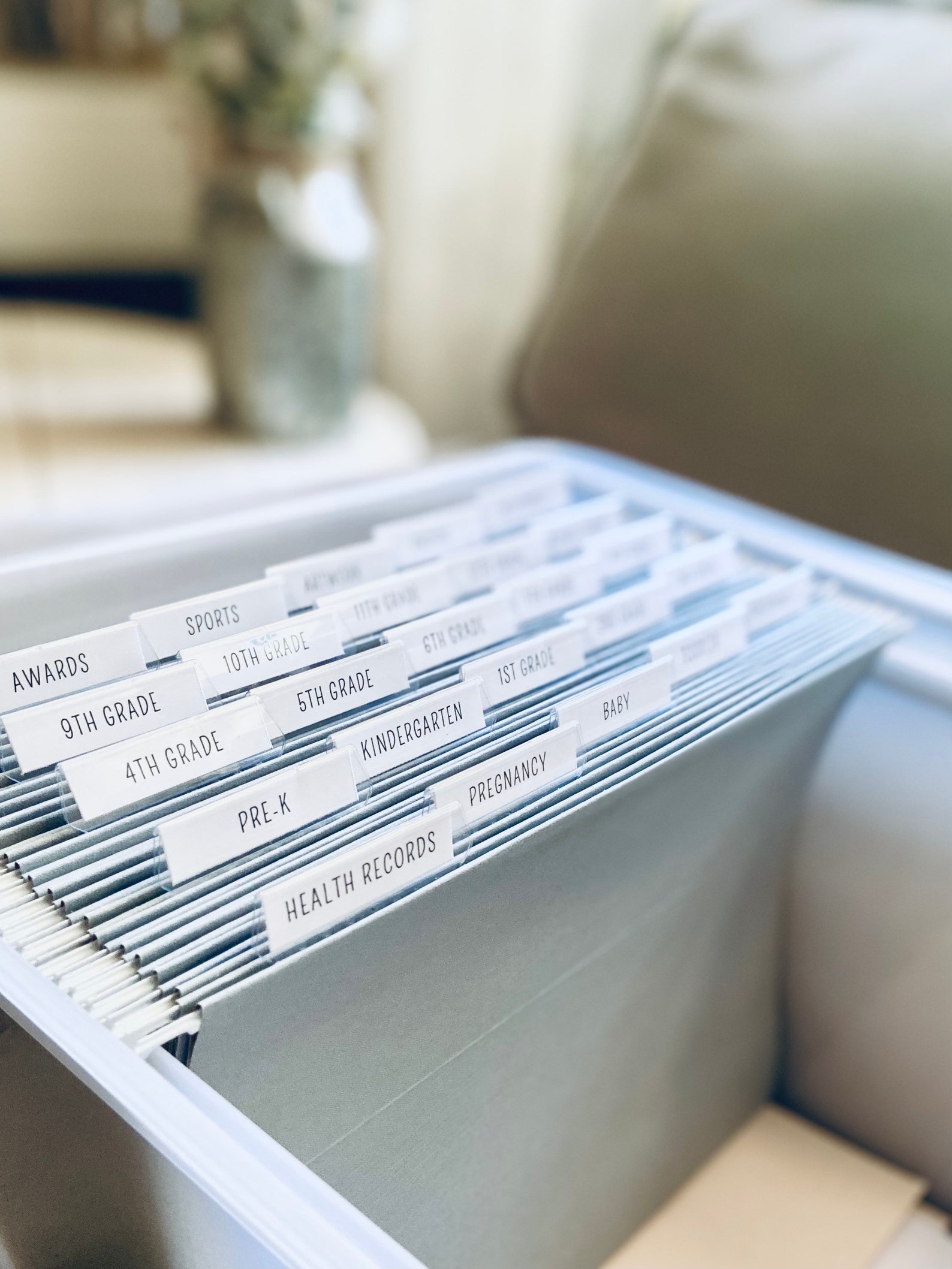 Printable Milestone Tote Labels Instant Download School File Box Labels ...