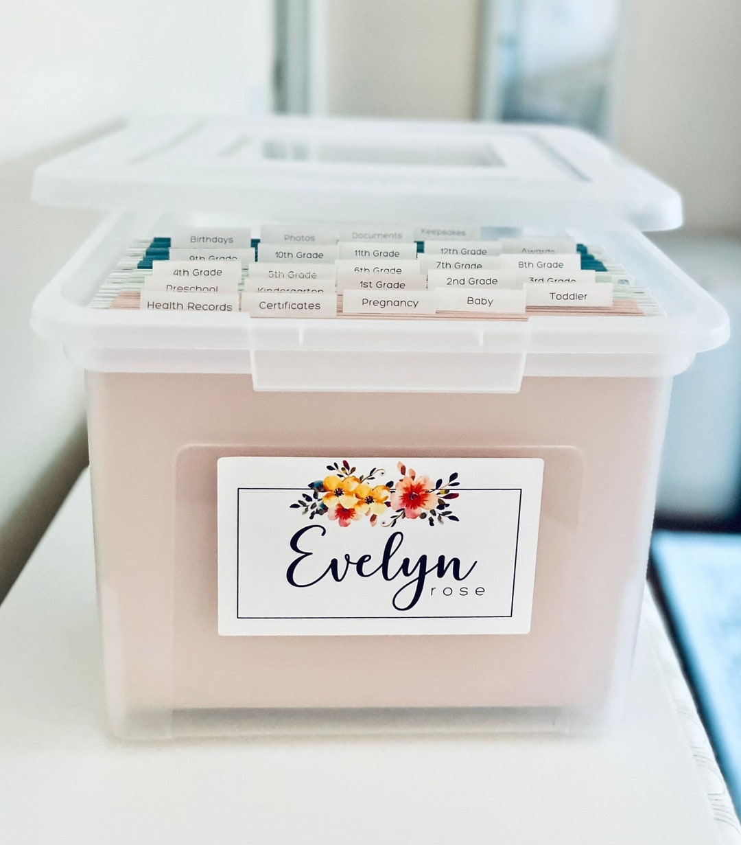 Milestone Tote Labels - Milestone Tote Name Decal and Folder Labels DIY ...