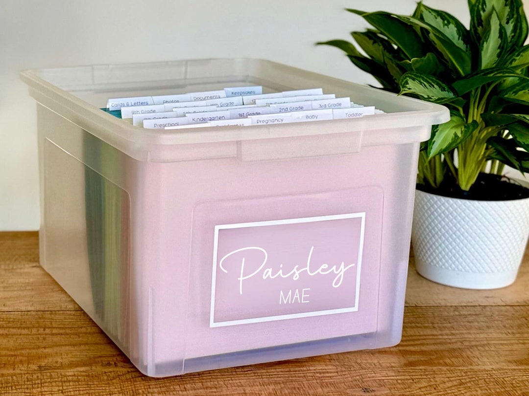 Milestone Tote Labels - Milestone Tote Name Decal and Folder Labels DIY ...