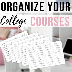 College Filing System | Dorm Room Organization | School File Folder ...