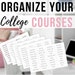 College Filing System | Dorm Room Organization | School File Folder ...