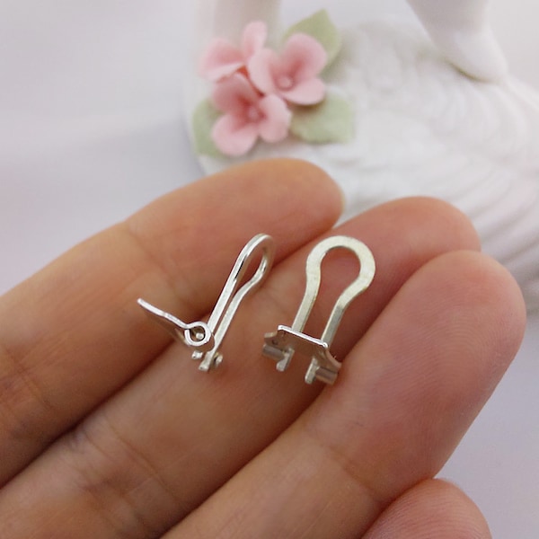 Omega Back Earrings - Etsy