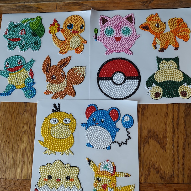 Diamond Painting Pokémons - Etsy