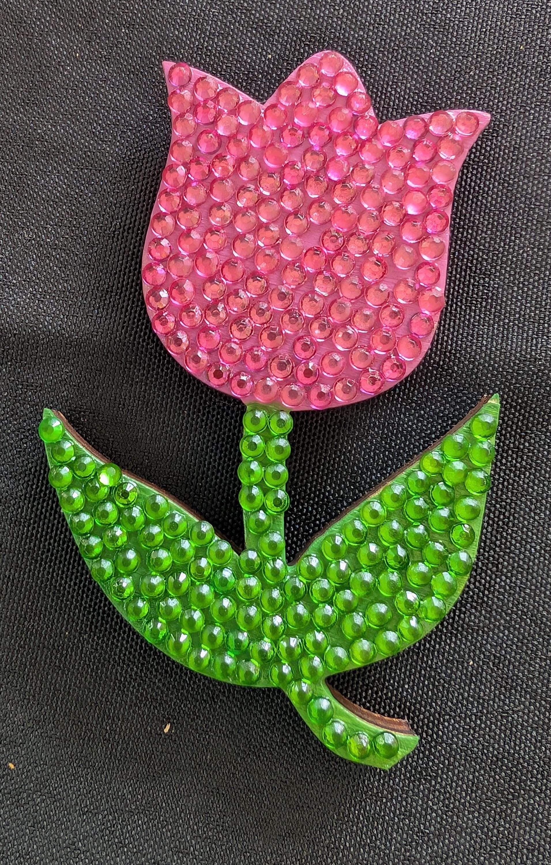Tulip Flower Magnets, Diamond Painting Magnets, Flower Magnets - Etsy