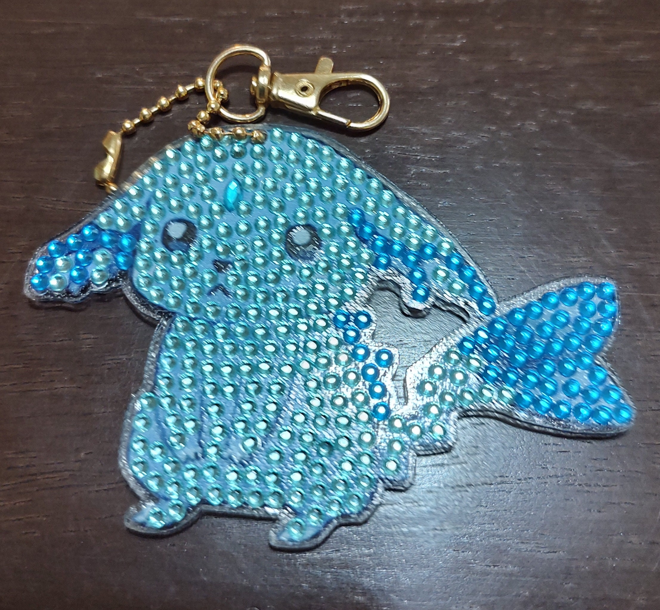 Handmade Pokemon Diamond Art Keychain | Double-sided Character Charm - Etsy